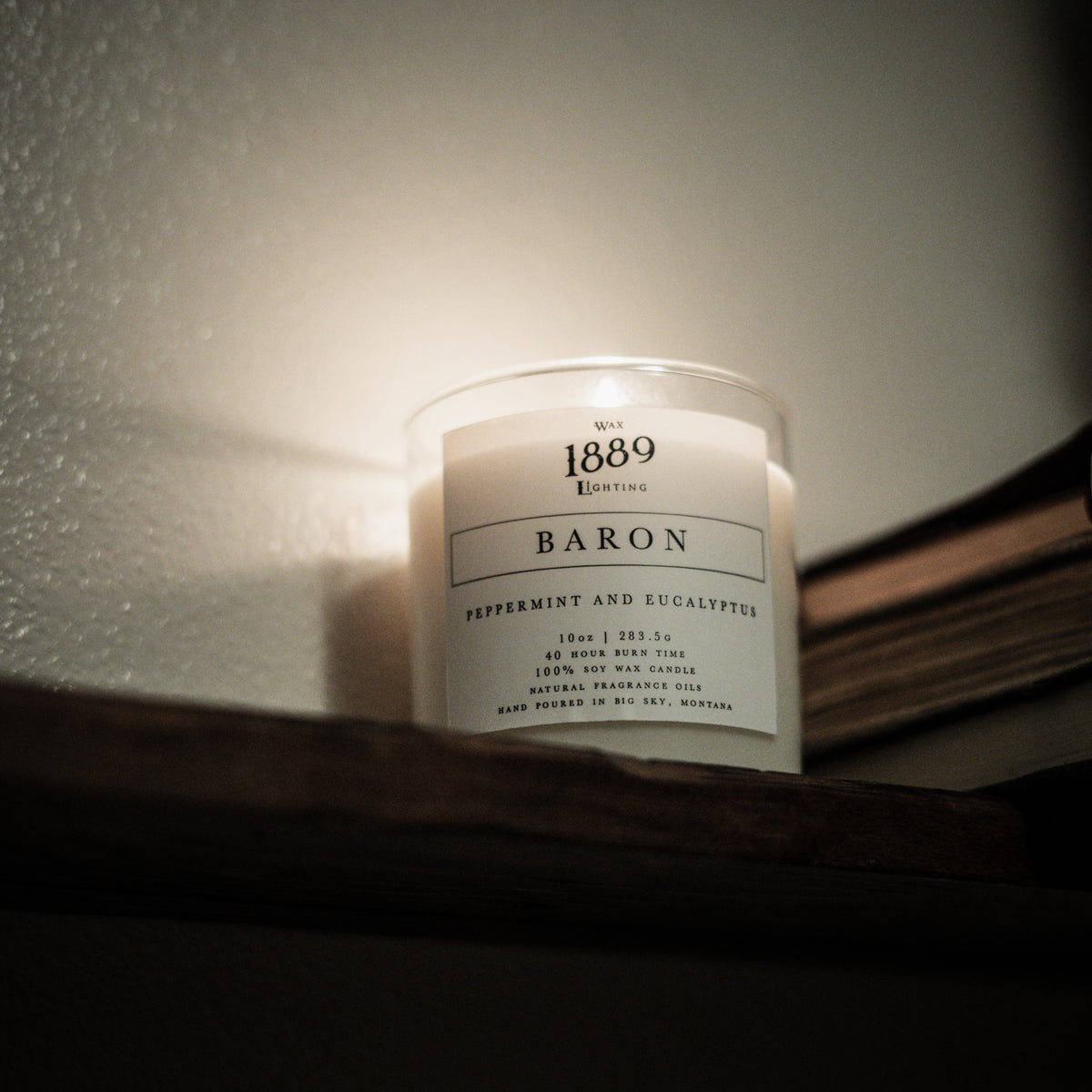 Baron - 10oz Soy Wax Candle – 1889WaxLighting